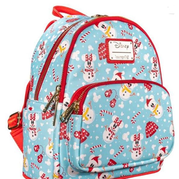 Loungefly | Bags | Loungefly Disney Christmas Mini Backpack With ...